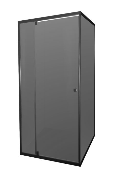 Shower Door Sicily Black Frame Pivot 215254 | MacNeil | Bathroomware ...