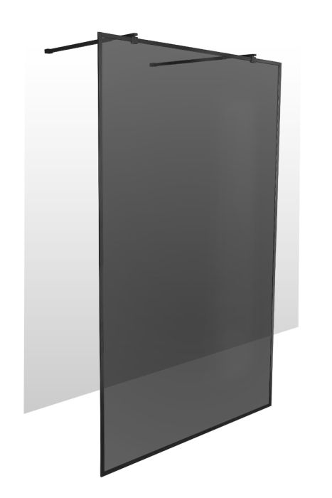 Shower Screen Ossa Black 215256 | MacNeil | Bathroomware | Aqua D'or ...